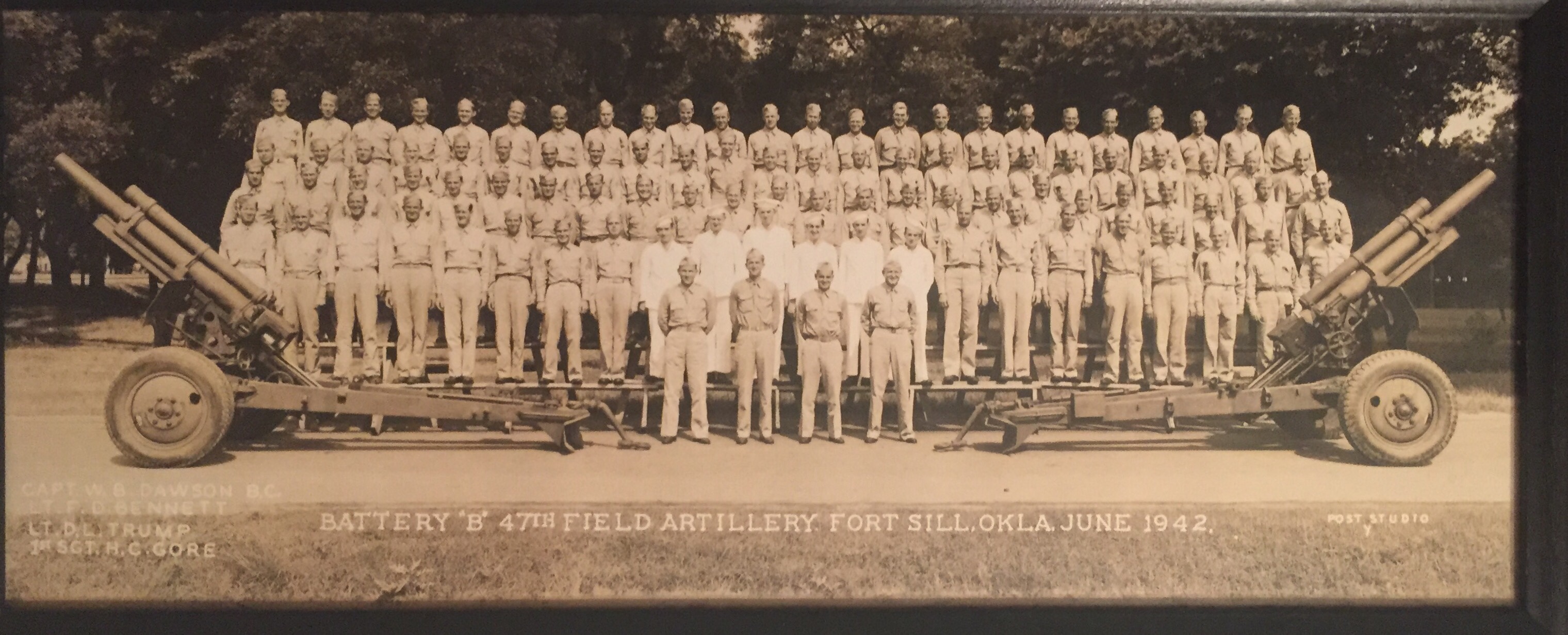 Pictures of the Officers of the 47th Armored Field Artillery Battalion